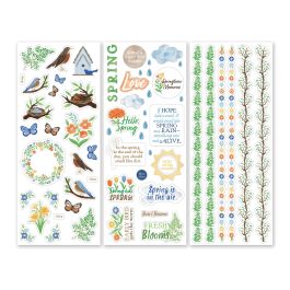 Spring Scrapbook Stickers: Birds & Blossoms - Creative Memories