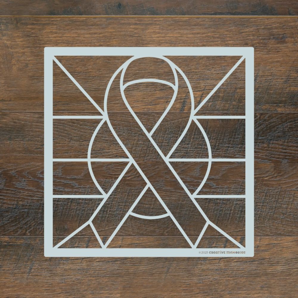 Awareness Ribbon Recipe Template - Creative Memories