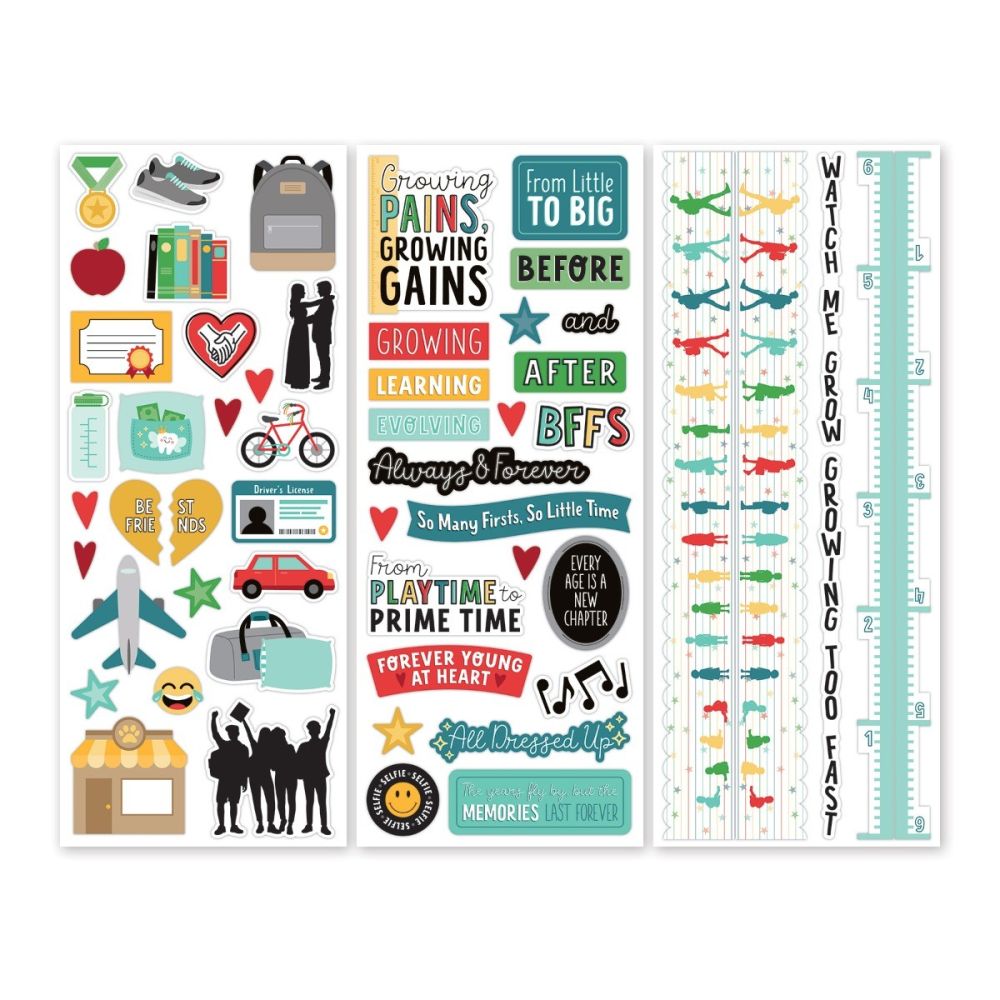 Coming Of Age Scrapbook Stickers For Scrapbooking: Growing Up ...