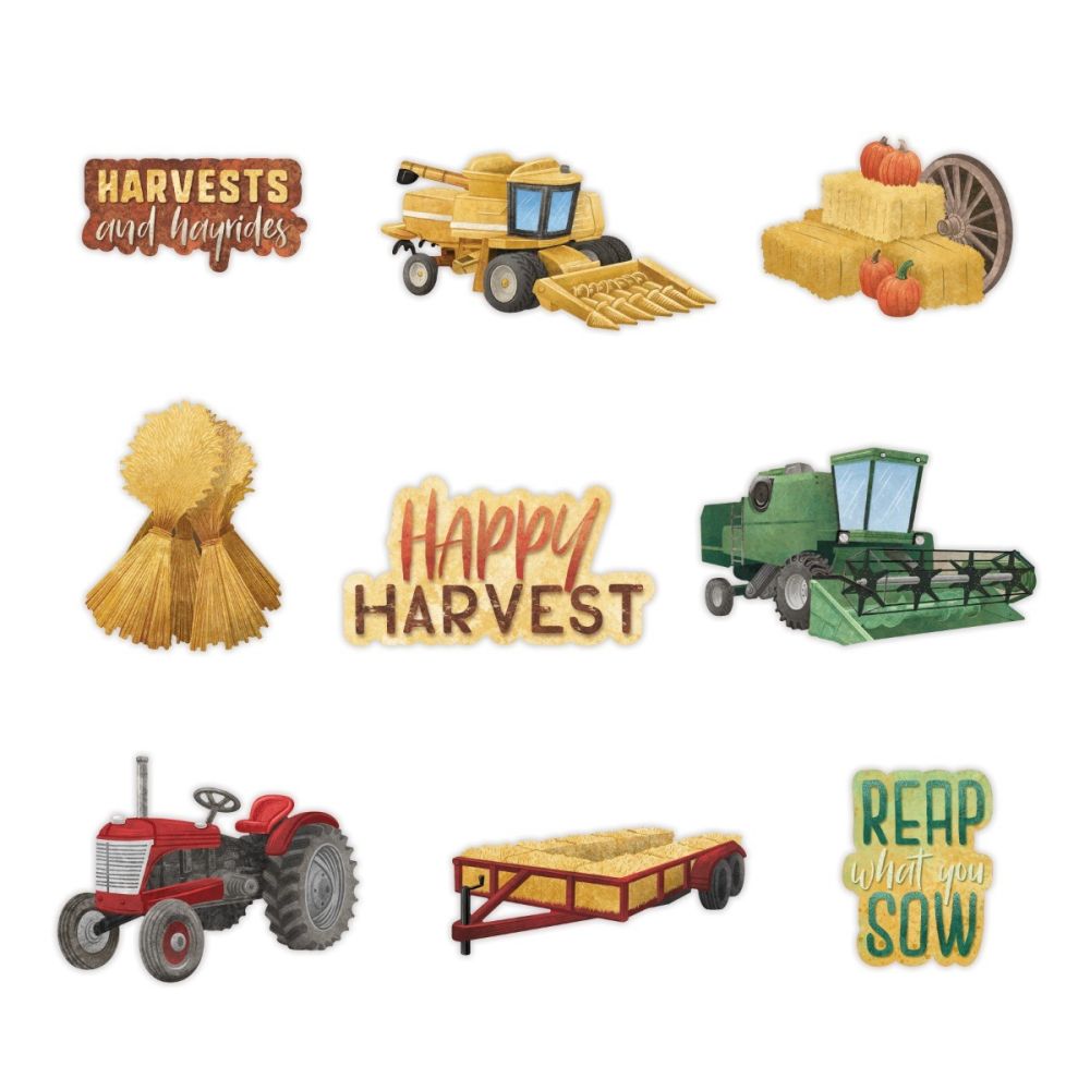 Grateful Harvest Harvesting Embellishments (9/pk) - Creative Memories
