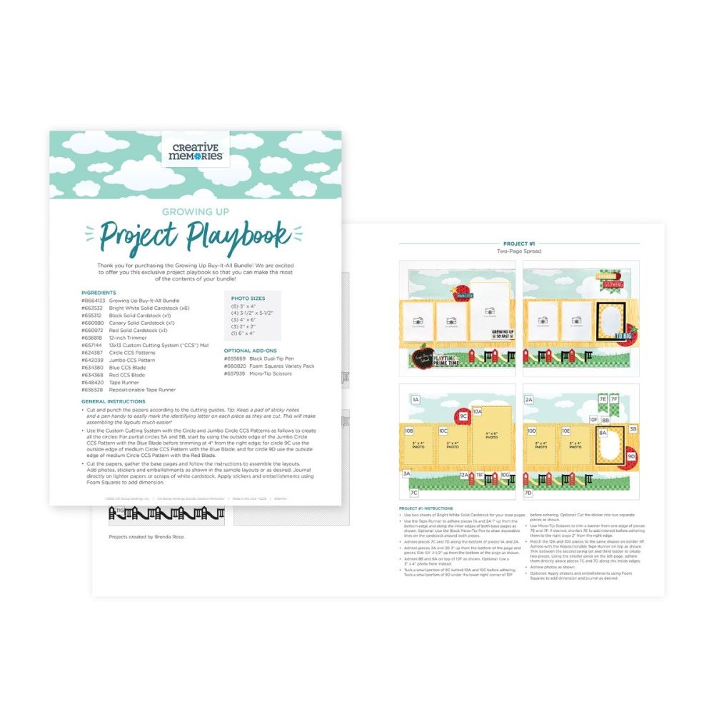 Growing Up Project Playbook - Creative Memories