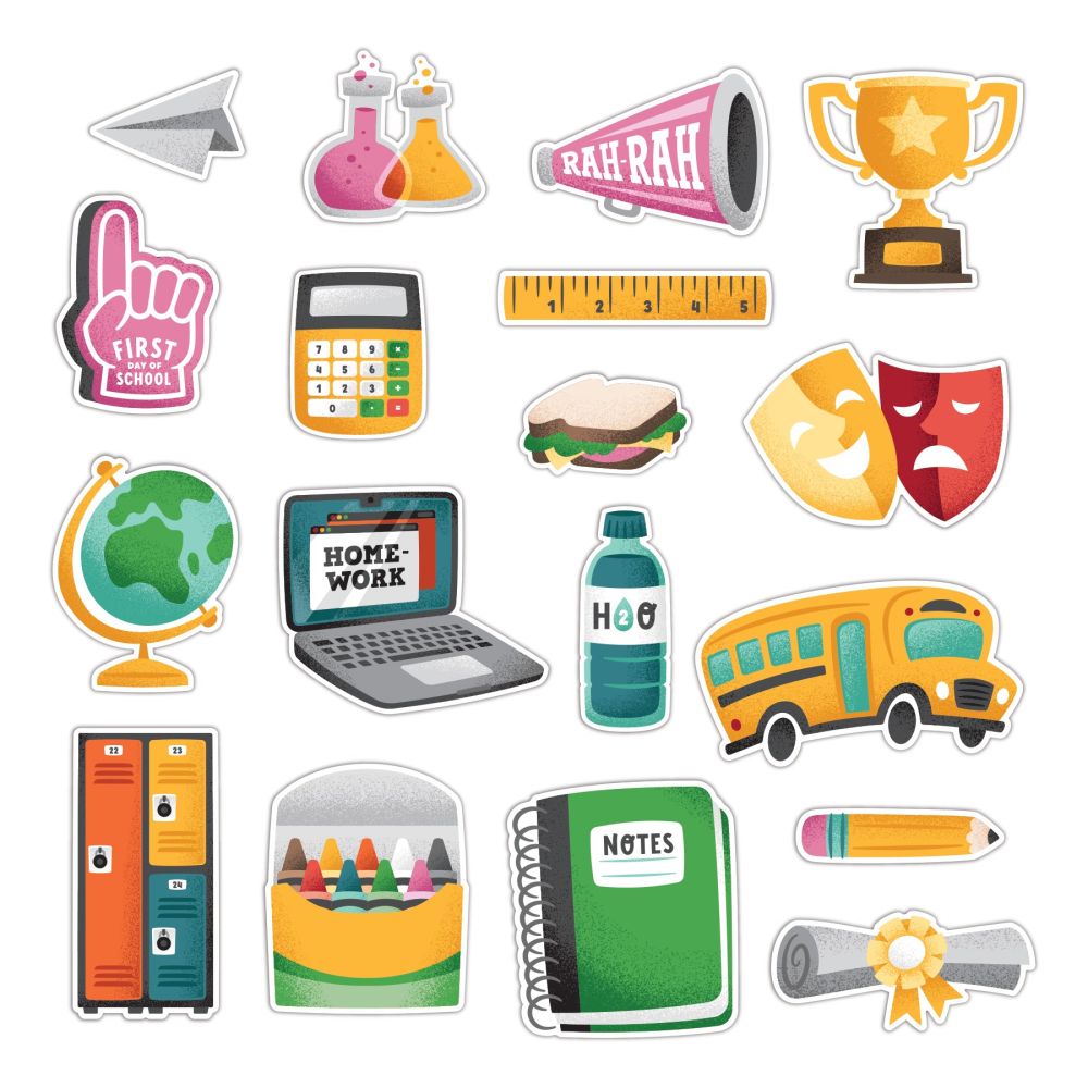 School Themed Embellishments: School Dayz - Creative Memories