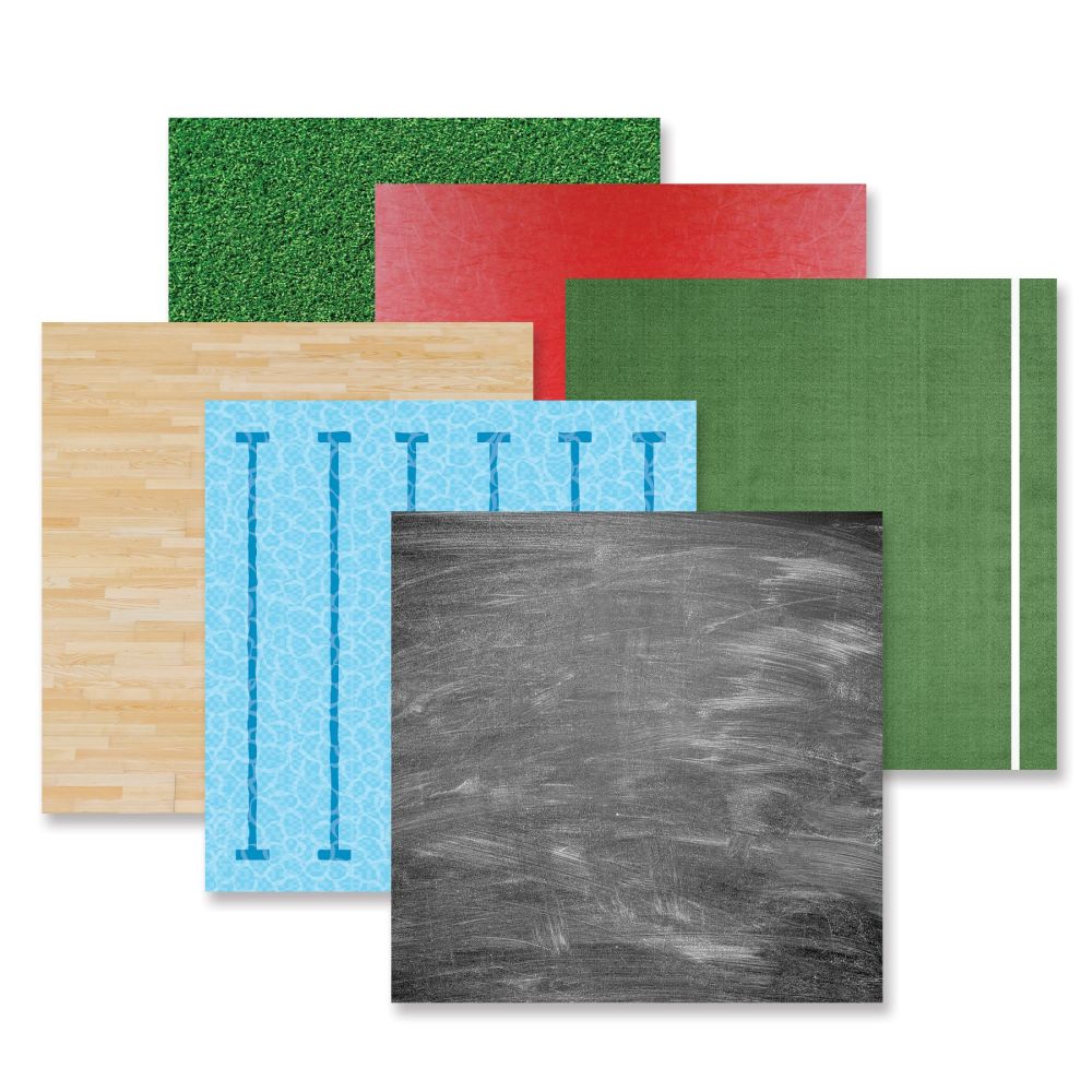 Textured Papers: Back To School Texture Paper Pack - Creative Memories