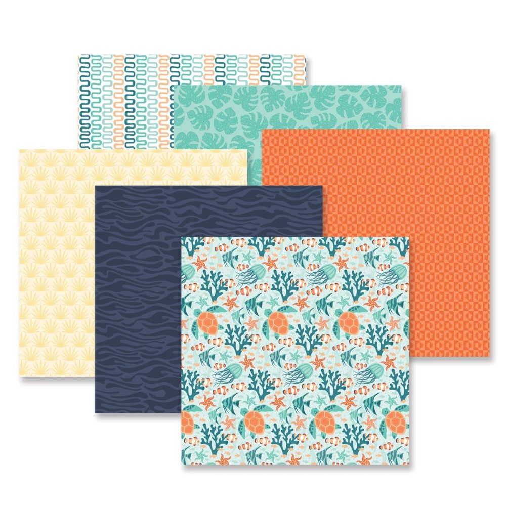 Tropical Scrapbook Paper: Sun-Soaked - Creative Memories