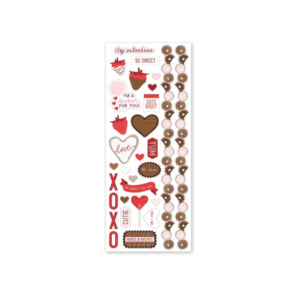 Love Themed Stickers For Scrapbooking: Sweet On You Stickers - Creative ...